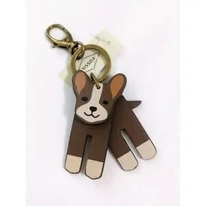 Fossil | Accessories | New Fossil Chihuahua Dog Keychain Key Fob Ring 4 ...